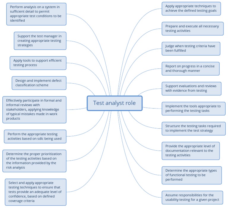 Test Analyst Role | PDF