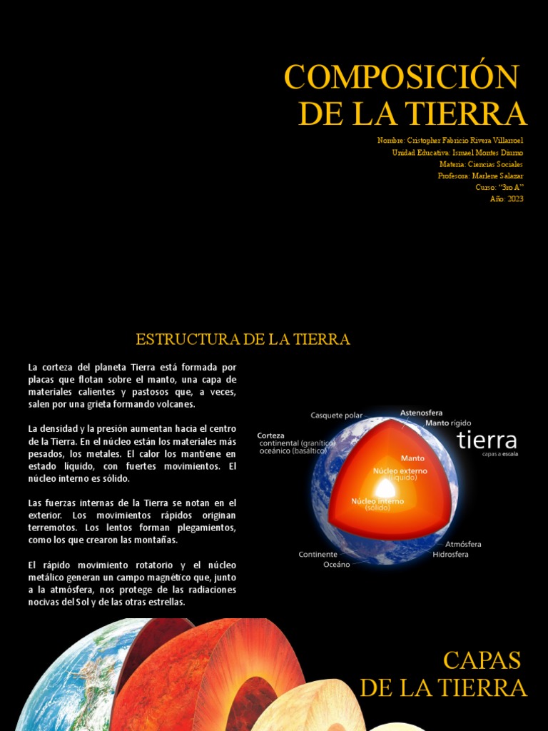 Composición de La Tierra | PDF | Tierra | Elementos químicos