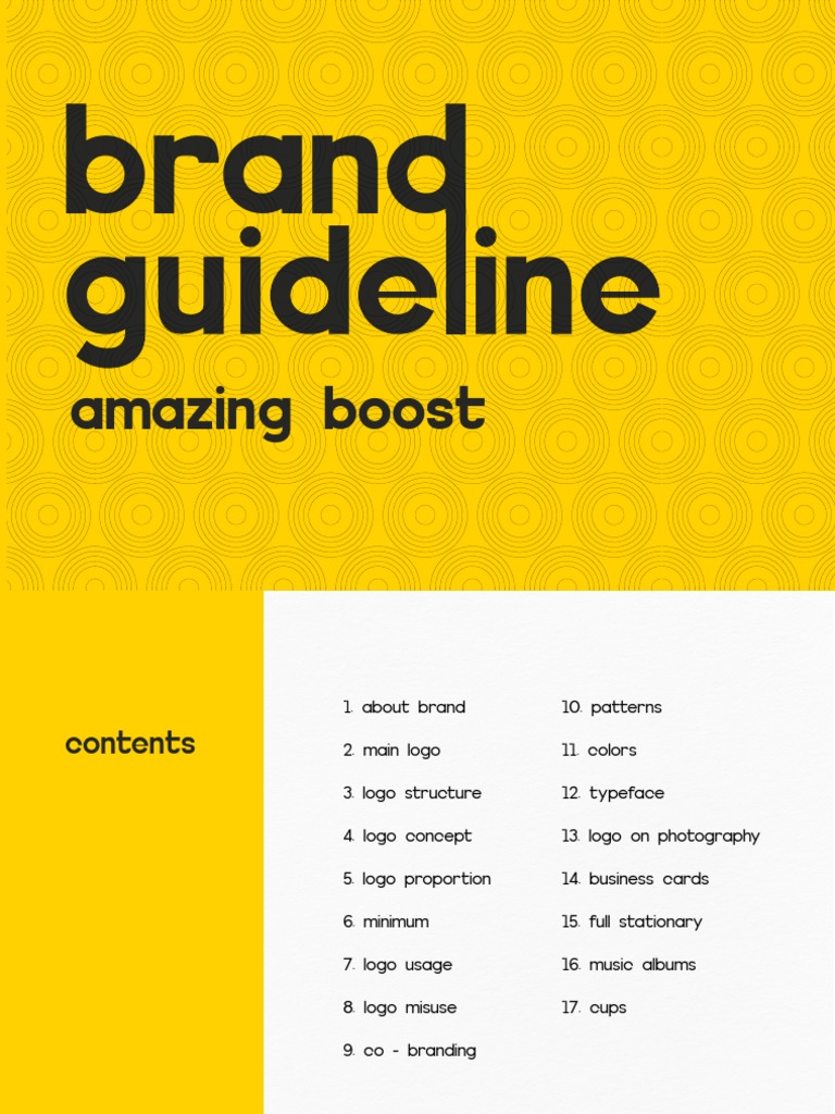 Amazing Boost Brand Guideline | PDF | Logos | Graphics
