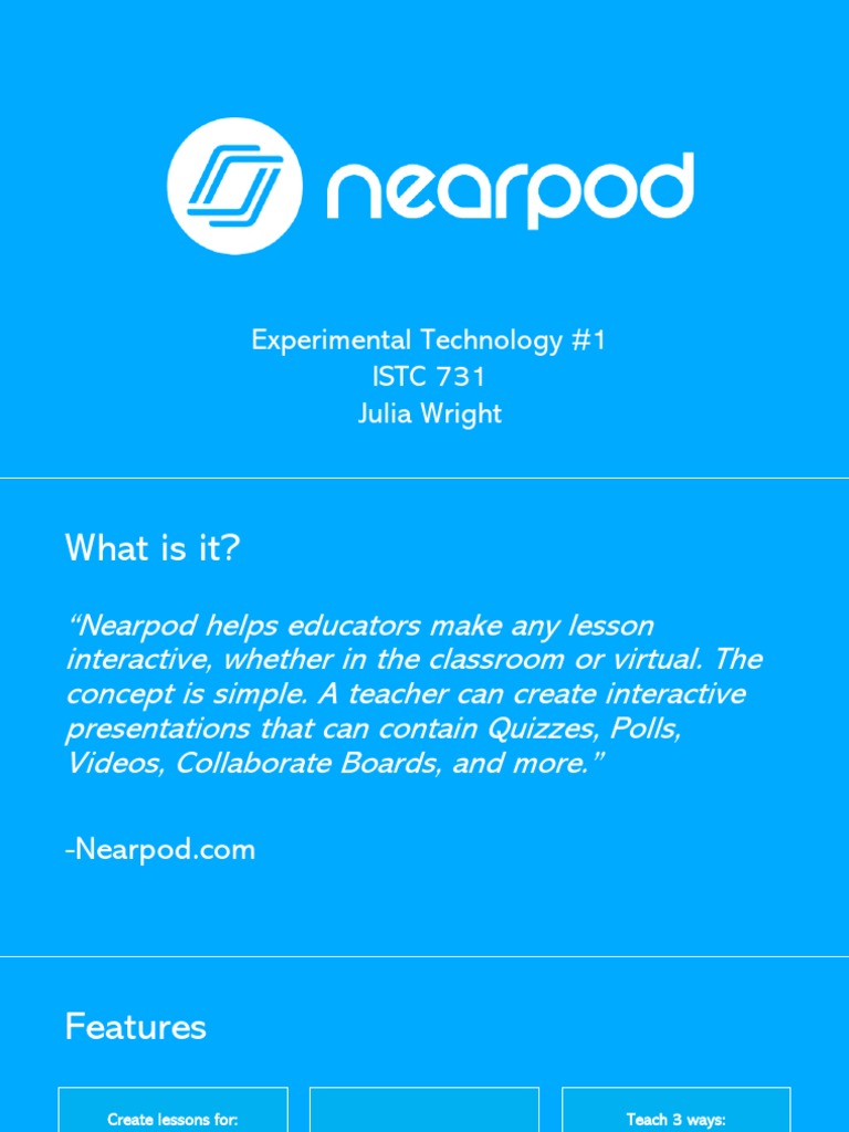 Nearpod | PDF | Teachers | Communication