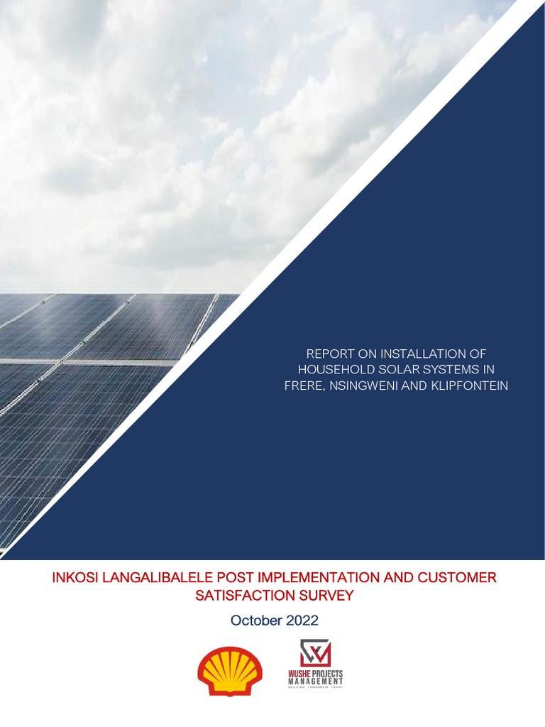 Customer Satisfaction and Post Implementation Survey Report | PDF ...