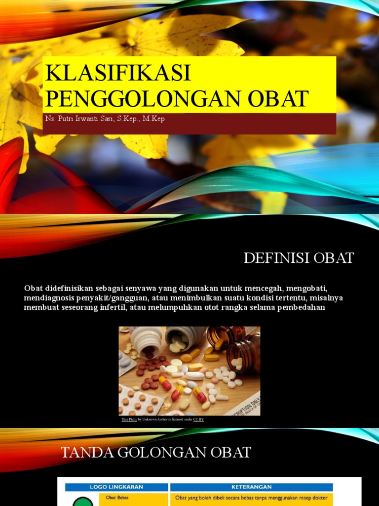 Klasifikasi Penggolongan Obat Berdasarkan Aktivitas Spesifiknya - Bu Putri | PDF