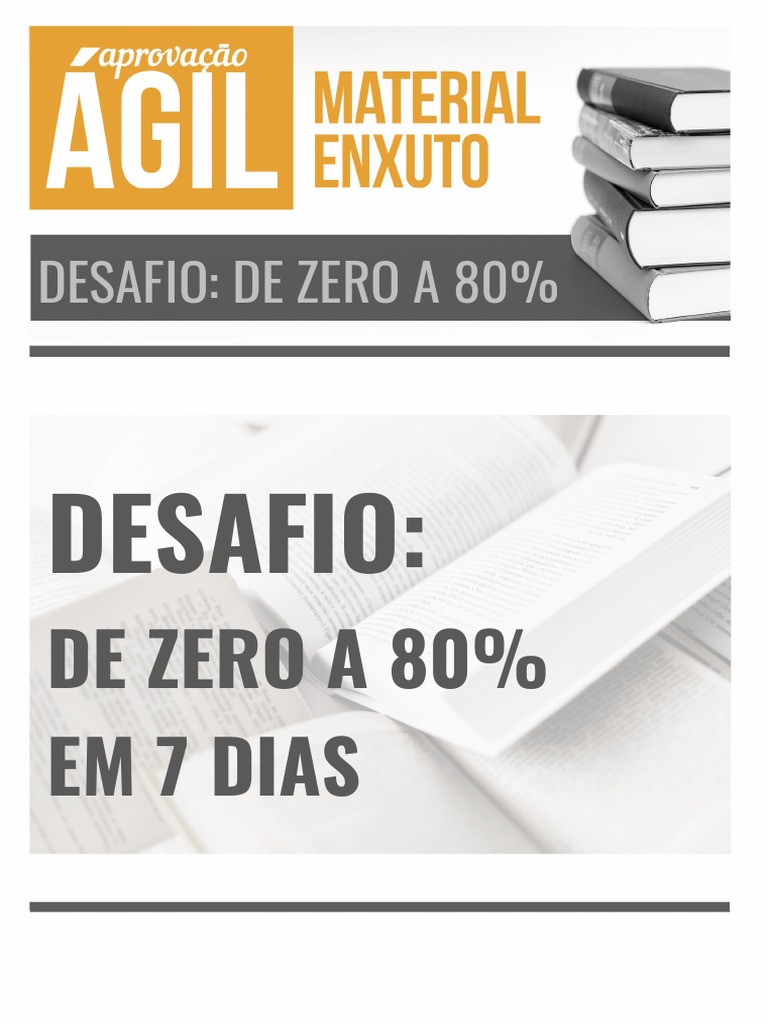 Dia 7 Simulado Do Desafio de Zero A 80 em 7 Dias | PDF | Cérebro | Humano