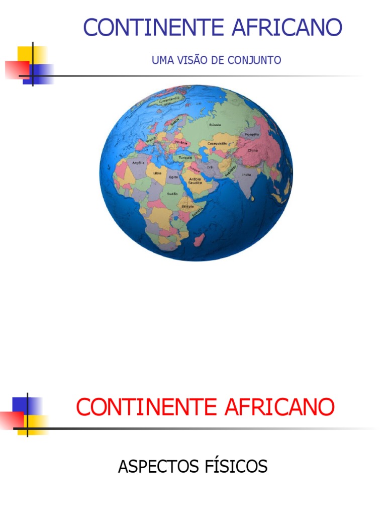 Aspectos do Continente Africano | PDF | África | América do Sul