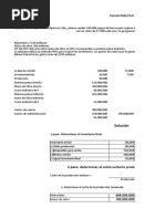 EJERCICIOS RESUELTOS DE COSTEO DIRECTO Y COSTEO ABSORBENTE .-Hancco | PDF | Costo | Estado de ...