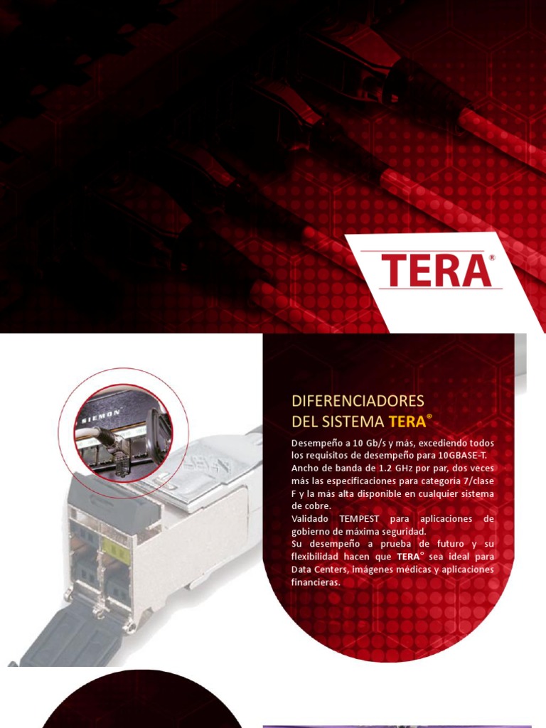 TERA | PDF | Equipo de telecomunicaciones | Telecomunicaciones