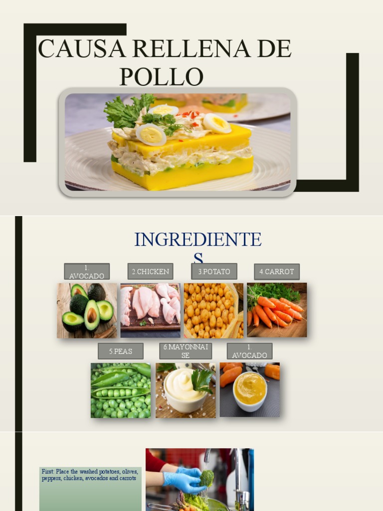 Causa Rellena de Pollo | PDF