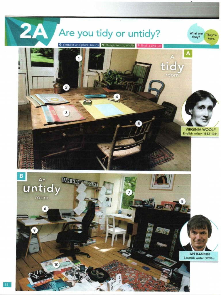 2a Pictures Tidy or Untidy p14 | PDF
