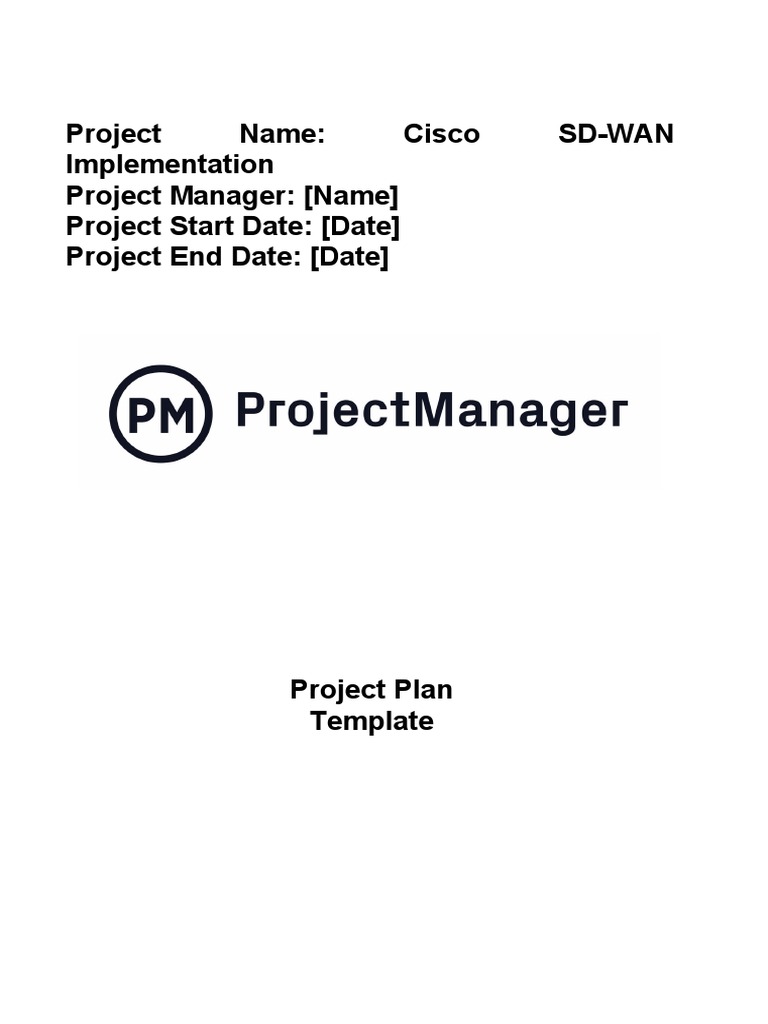 ProjectManager Project Plan Template ND23 | PDF | Life Cycle Assessment | Information Technology ...