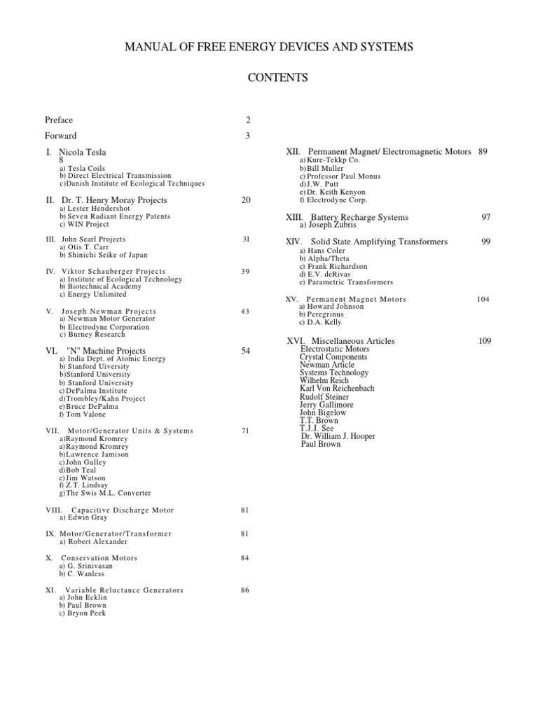 14143-The Manual of Free Energy Devices and Systems (1991)-2 | PDF ...