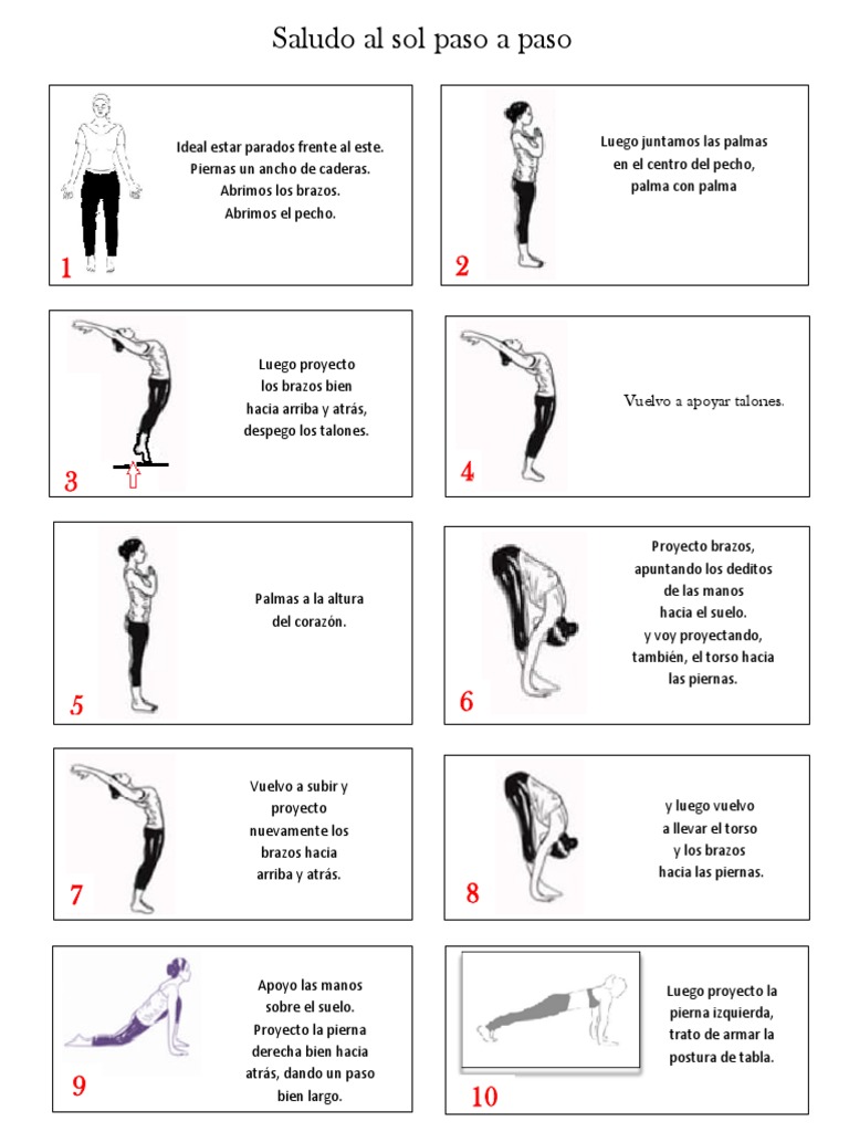 Saludo Al Sol Paso A Paso | PDF