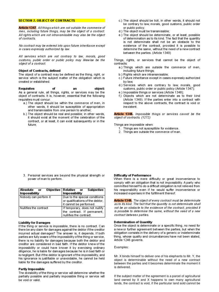 Section 2 and 3 of Contracts | PDF | Legal Liability | Business Law
