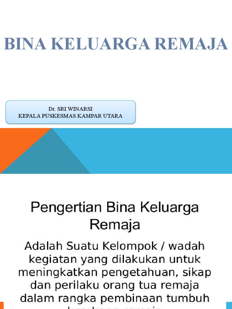 Bina Keluarga Remaja | PDF