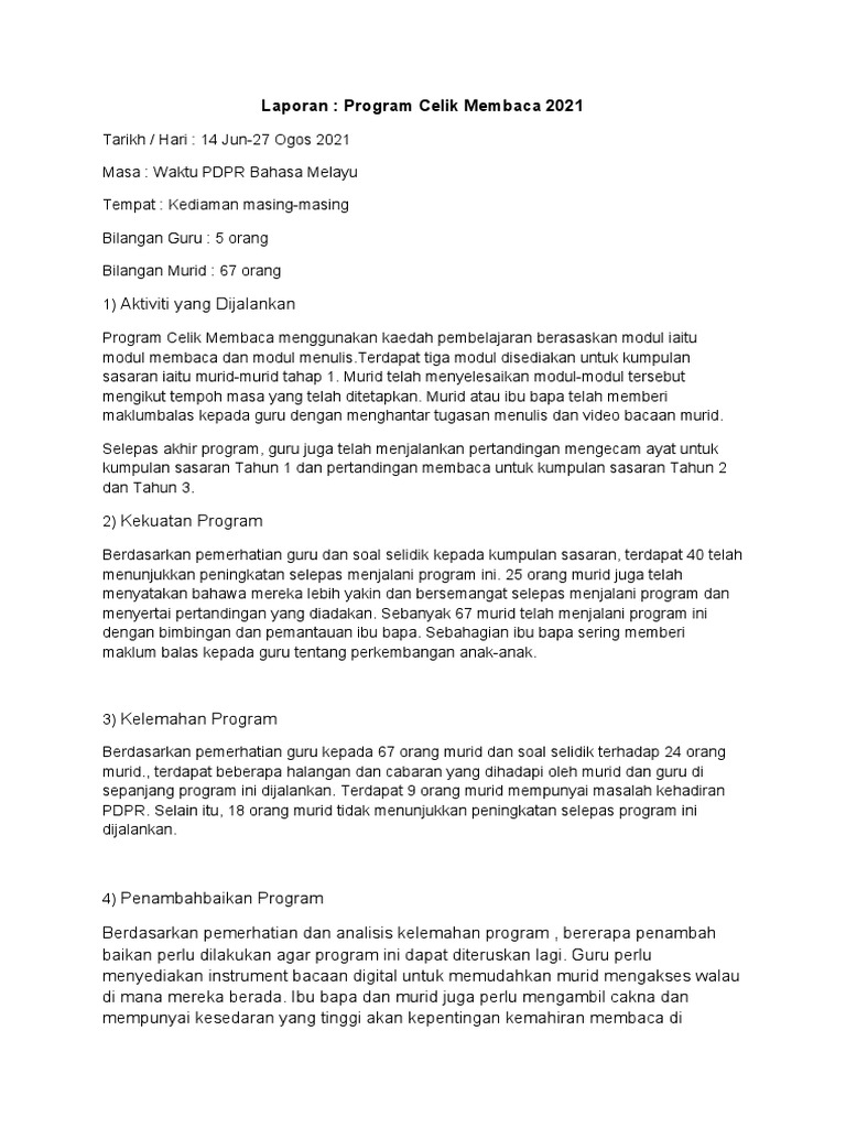 Laporan ts25 BM | PDF