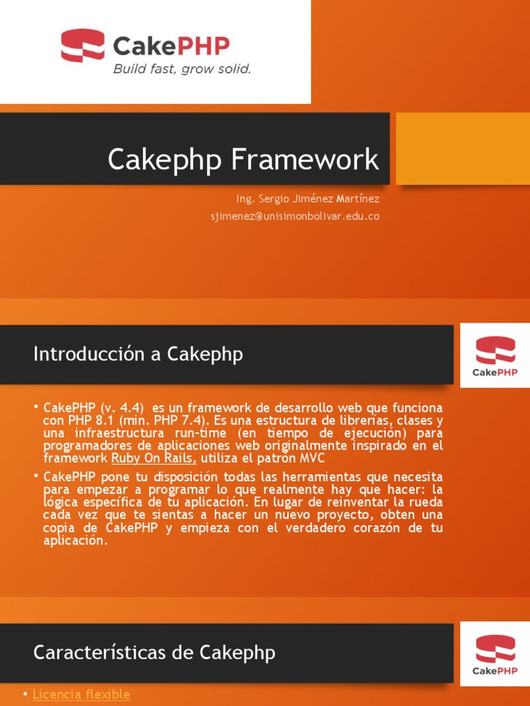 Framework Cakephp | PDF | Teaching Methods & Materials | Technology & Engineering