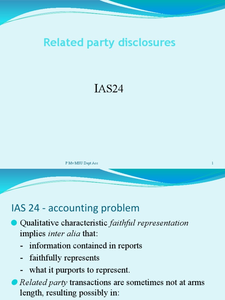 Ias 24 | PDF | International Financial Reporting Standards | Corporations