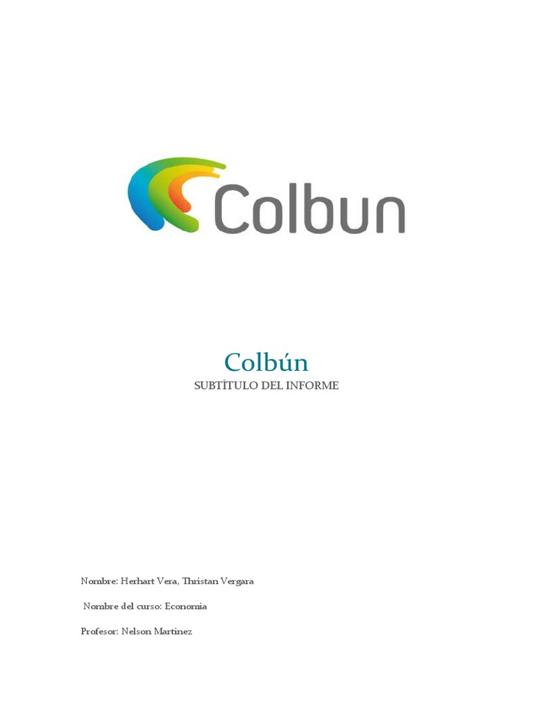 Colbún | PDF | Producto Interno Bruto | Sustentabilidad