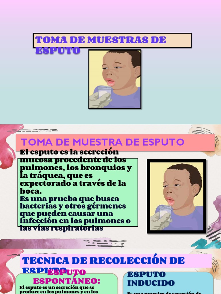 Toma de Muestras de Esputo | PDF | Neumonía | Microbiología