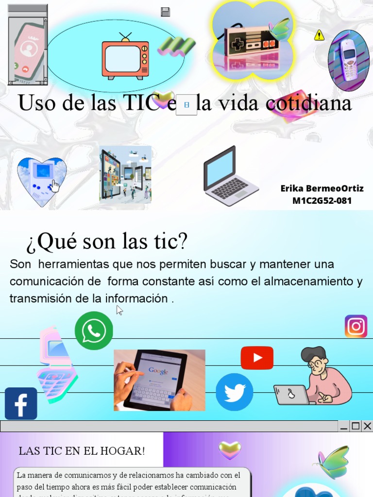 Uso de TIC en la vida cotidiana | PDF