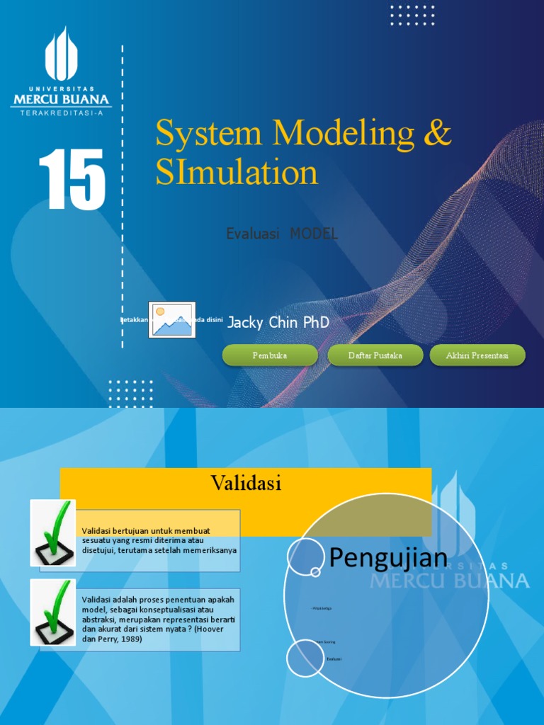 Modul 15 PPT System Modeling and Simulation | PDF