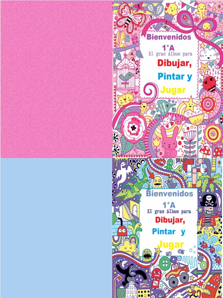 Tapas de Libros para Colorear | PDF