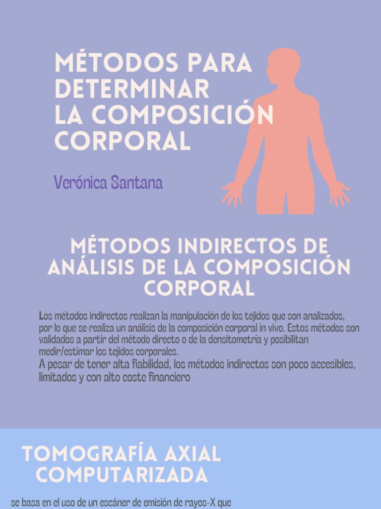 Exposicion Métodos para Determinar La Composición Corporal | PDF