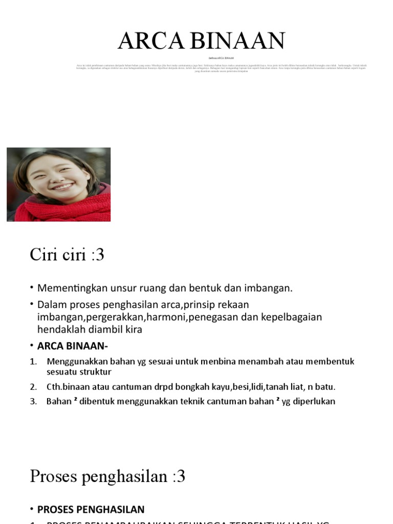 Arca Binaan: Definisi | PDF