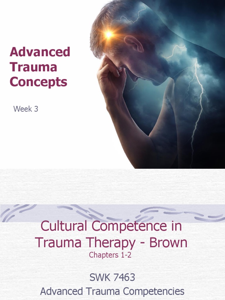 Advanced Trauma Concepts Cultural Competence In Trauma Therapy Pdf