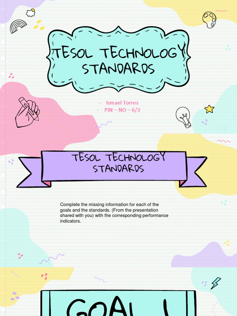 Tesol Technology Standards | PDF | Language Education | Teachers