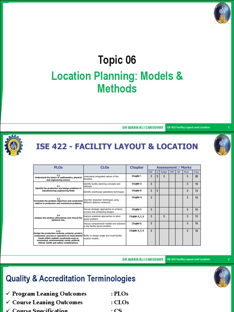 Facility Location Models and Methods | PDF | Engineering | Mathematical ...