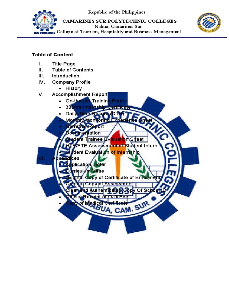 Narrative Report On LEGAL Internship | PDF | Internship | Job Hunting