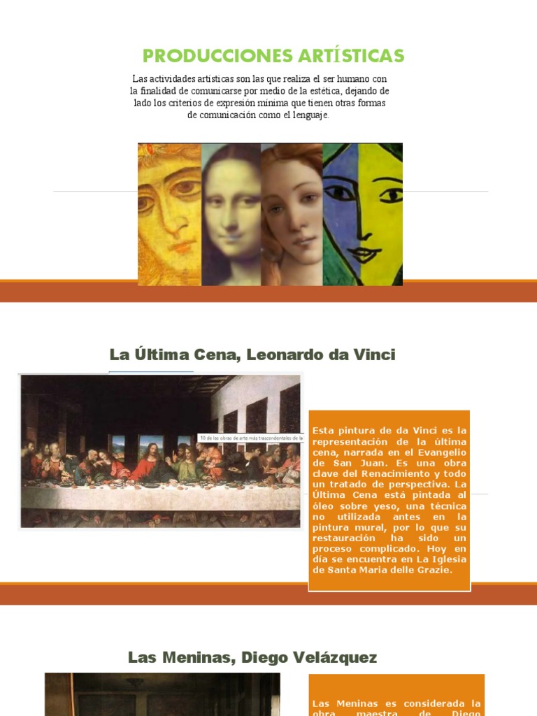 Producciones Artisticas- 1 Tecnico-6631685041545 | PDF | Pinturas | Las ...