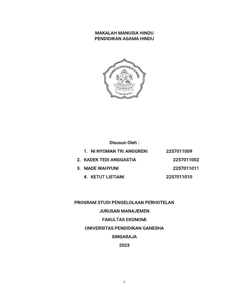 Makalah Agama Hindu | PDF
