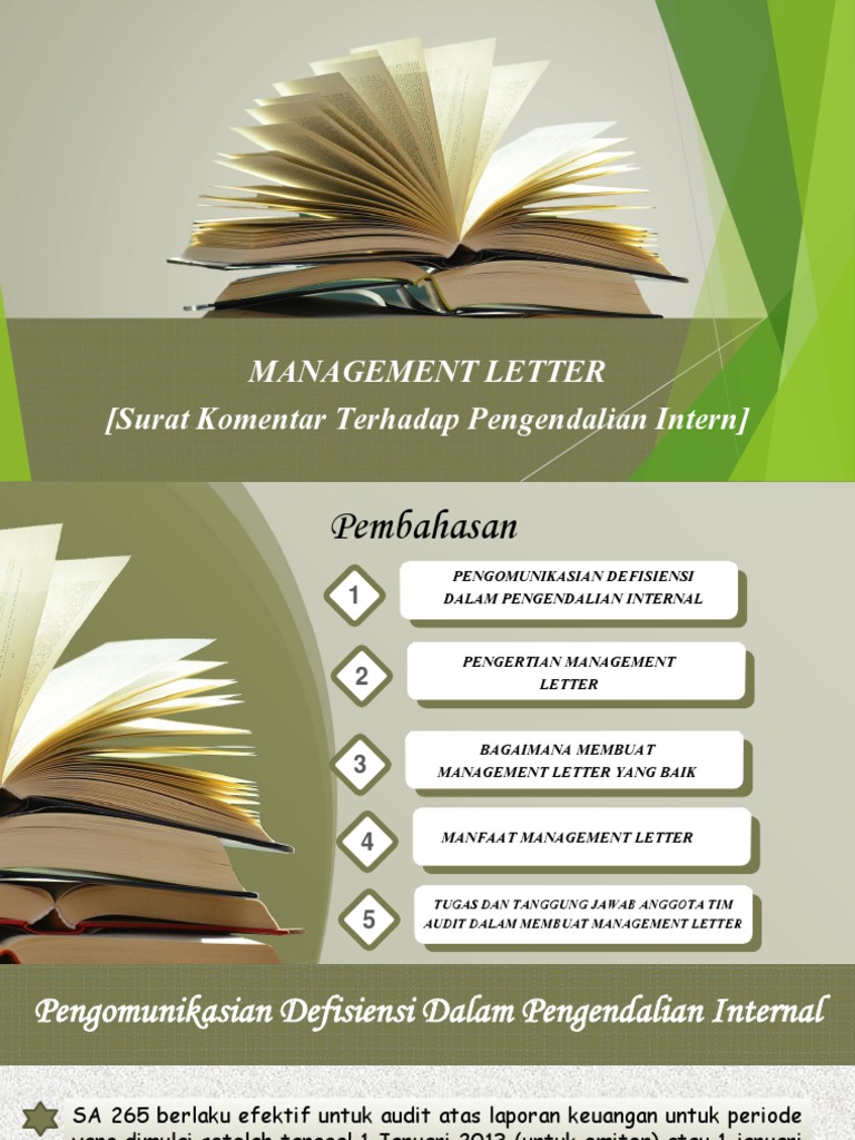 Management Letter 21 | PDF
