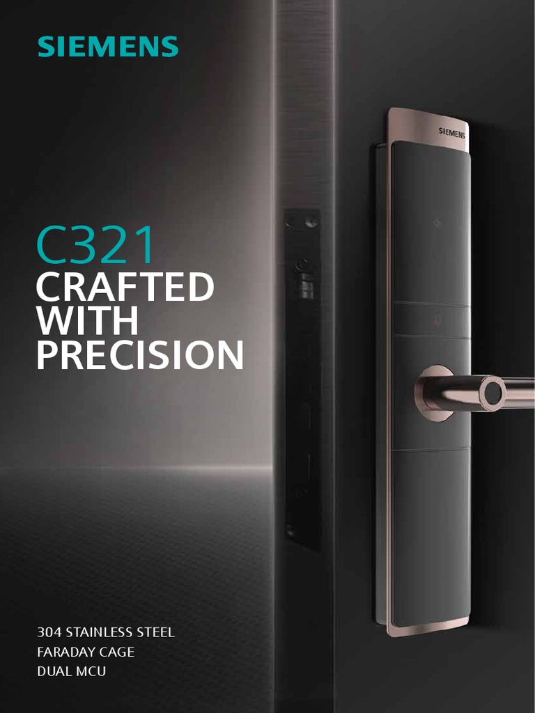 Siemens Smart Lock C321 Features | PDF | Door | Personal Identification ...