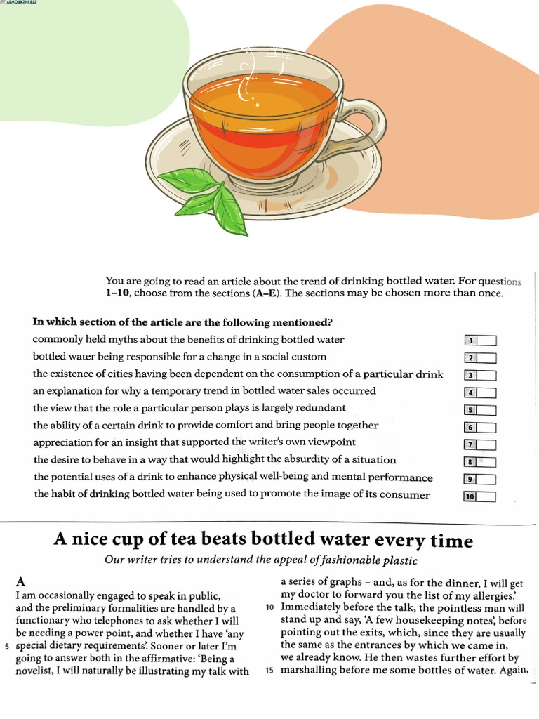 Multiple Matching Tea | PDF