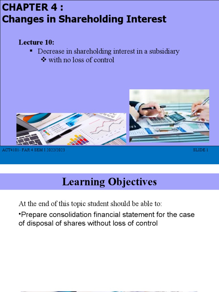 Lec10 Chap4 | PDF | Consolidation (Business) | Goodwill (Accounting)