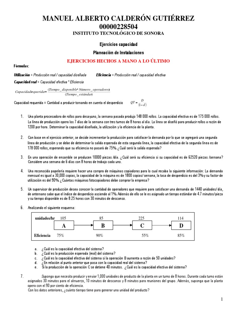 PDI-T5-S2-I. Ejercicios Capacidad | PDF