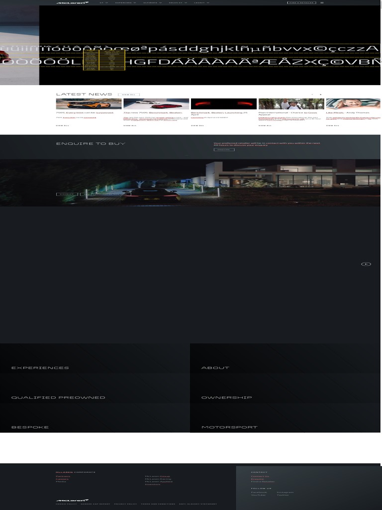 McLaren Automotive - Official Global Website | PDF