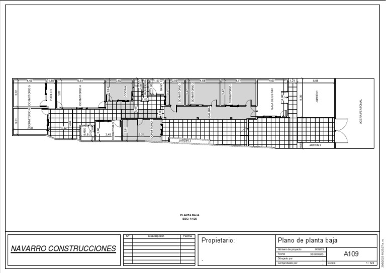 Plano de Relevamiento Actual | PDF