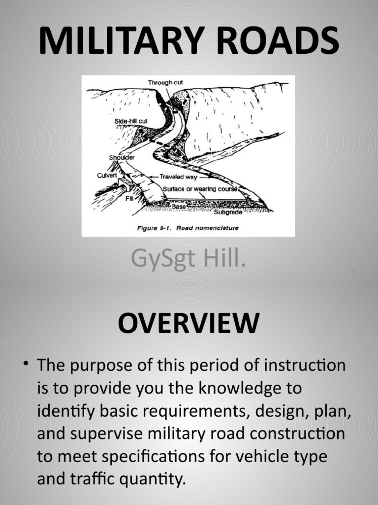 Military Roads | PDF | Road | Civil Engineering