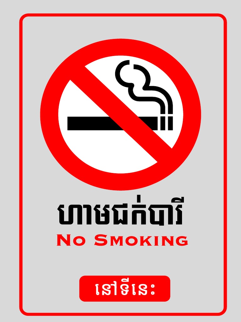 Do Not Smoke in This Area Poster | PDF
