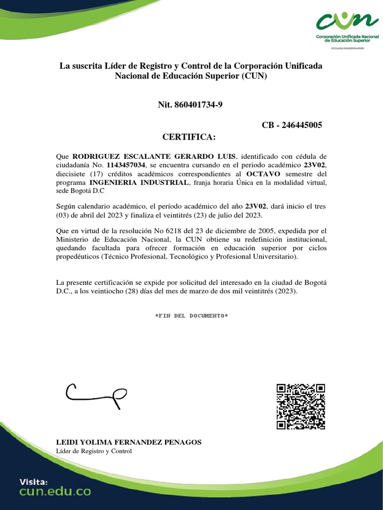 Generar Certificado Pago | PDF