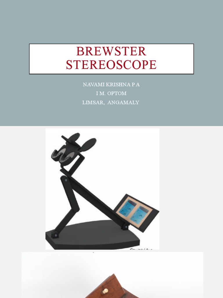 Brewster Stereoscope | PDF