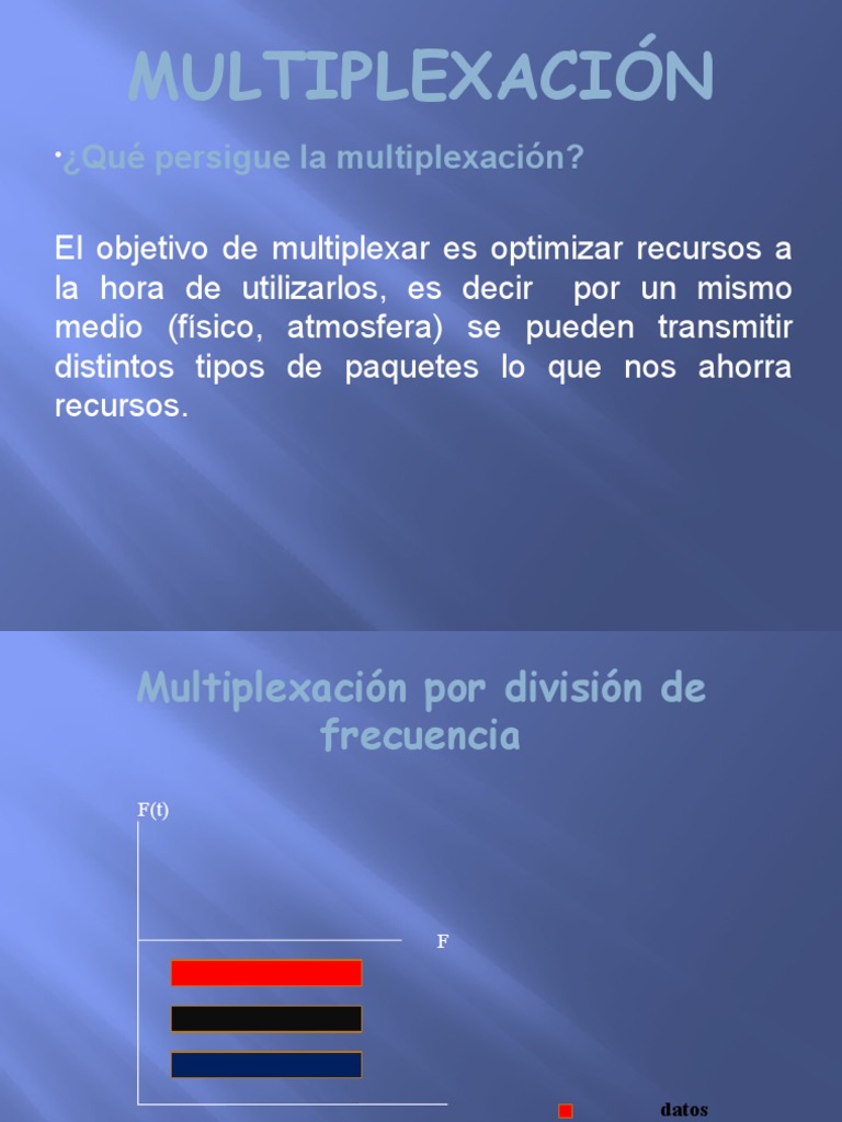 Multiplexacintdmafdmacdma 072808 | PDF | Multiplexación por división de frecuencia ortogonal ...