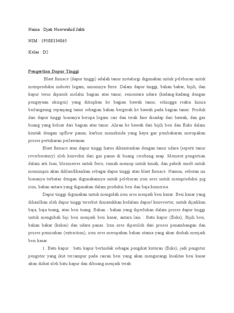 Dapur Tinggi - 065 | PDF