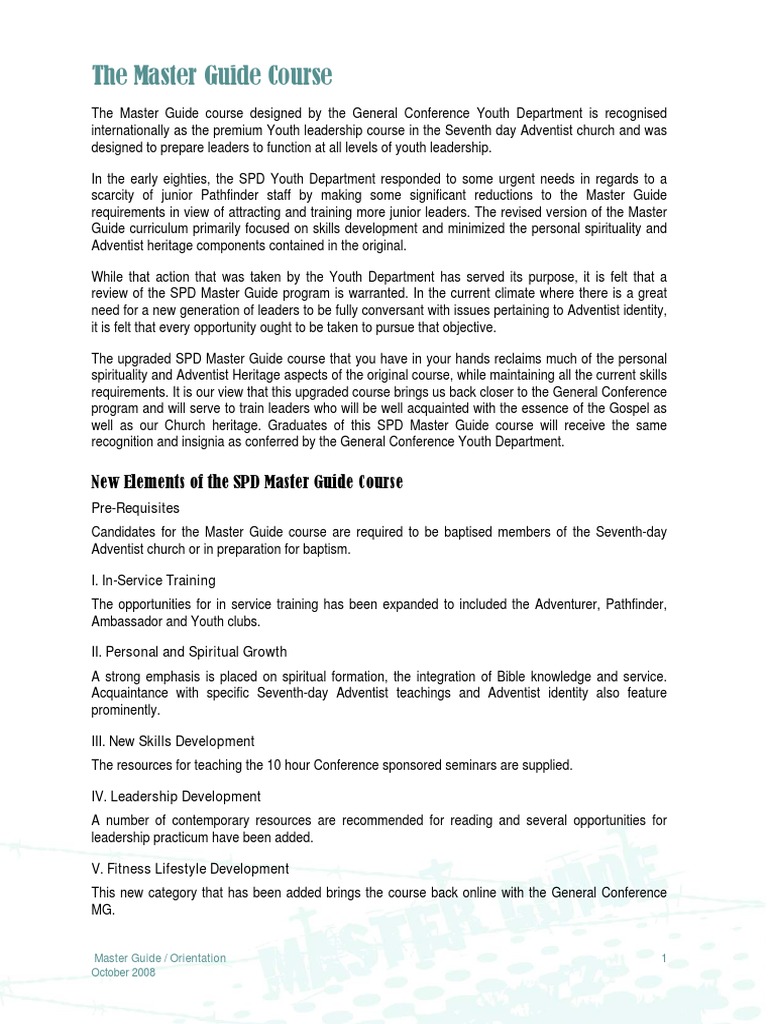 6 Guide Workbook 2021 | PDF | Seventh Day Adventist Church