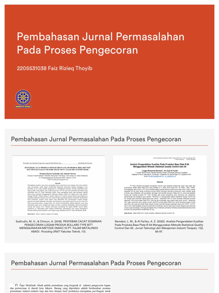 Faiz Rizieq Thoyib - Tugas 1 Proses Pengecoran | PDF