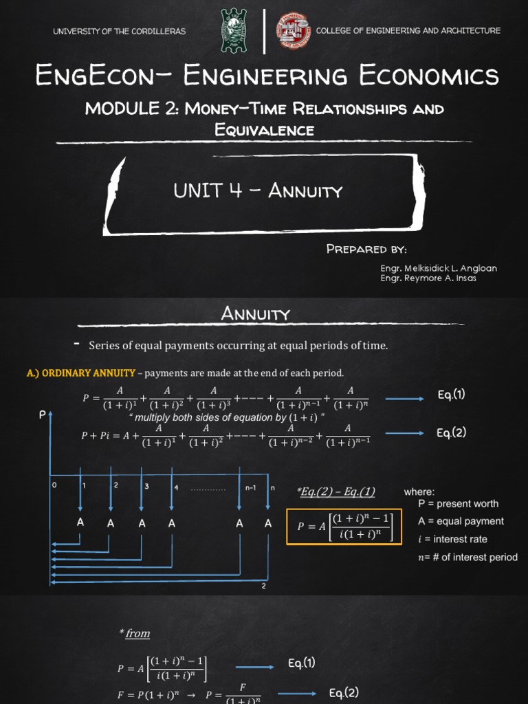 Module 2.3 Annuity | PDF | Interest | Insurance