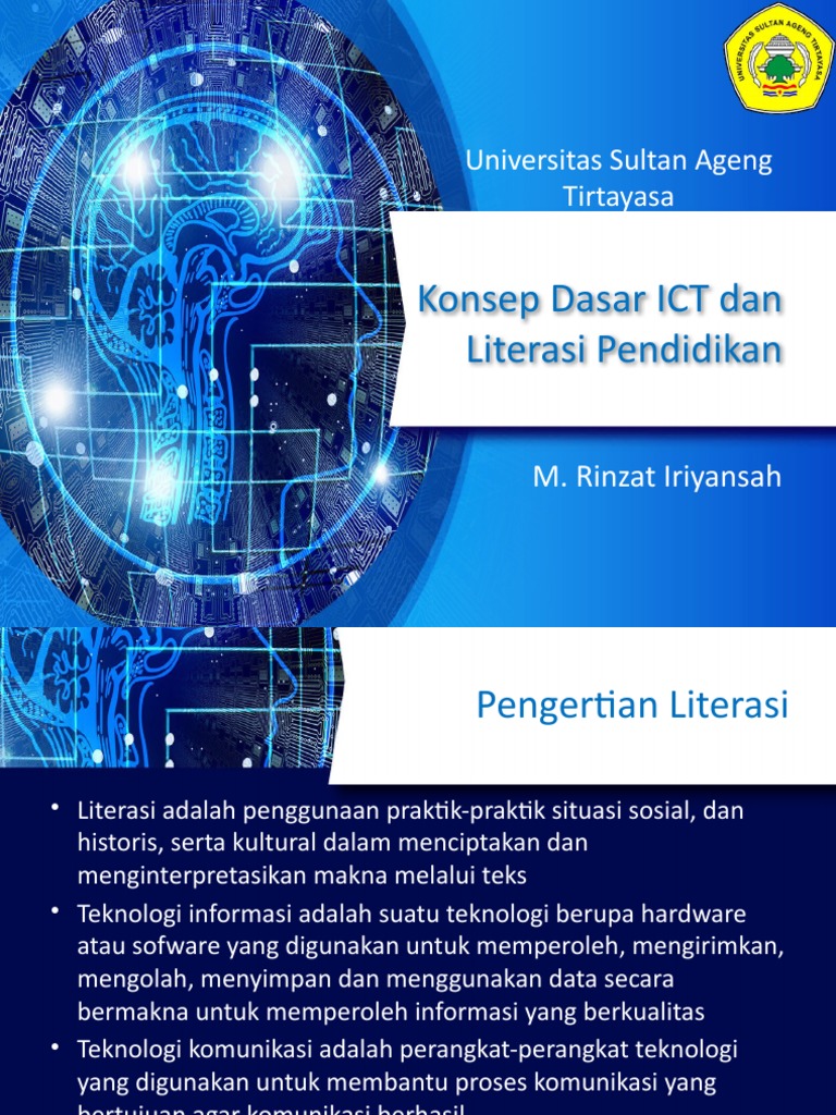 Konsep Dasar ICT Dan Literasi Pendidikan | PDF